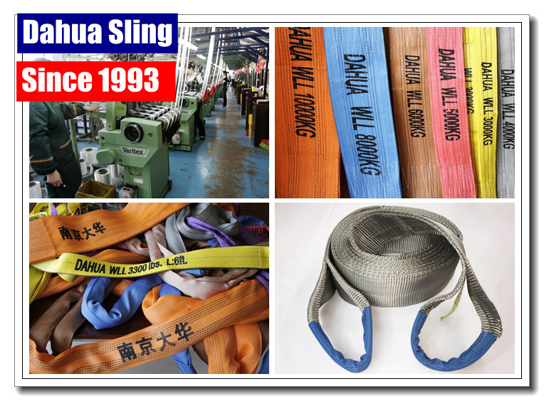 Large Capacity Glass Lifting Slings , Strong Crain Weight Lifting Belt ...