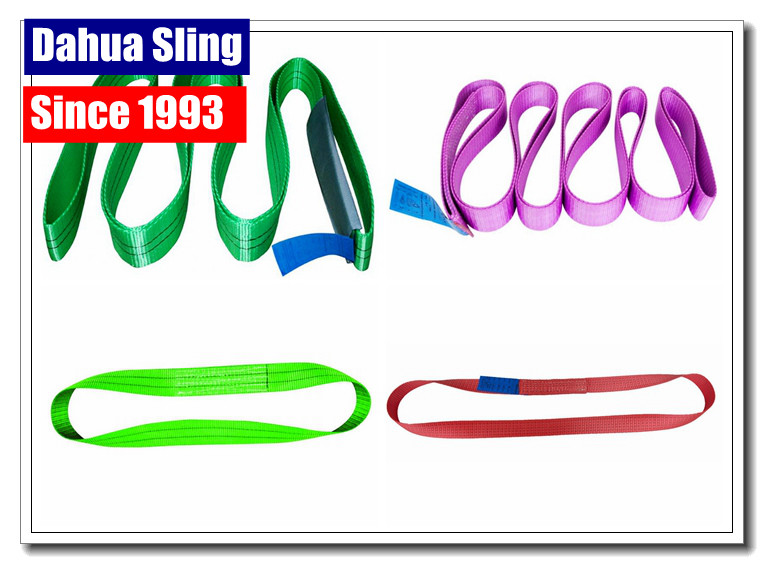 1 Ply Endless Nylon Lifting Slings , Nylon Rigging Slings For Heavy ...
