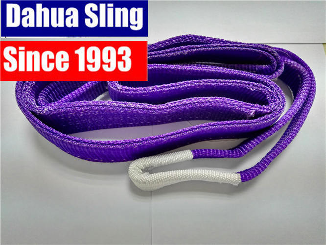 Soft Duplex Polyester Flat lifting Slings , 1 Ton Load Capacity