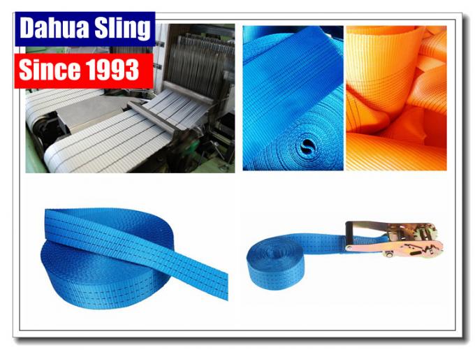 Multi Colored 2 Inch Polyester Webbing Roll For Lawn Chairs Eco Friendly